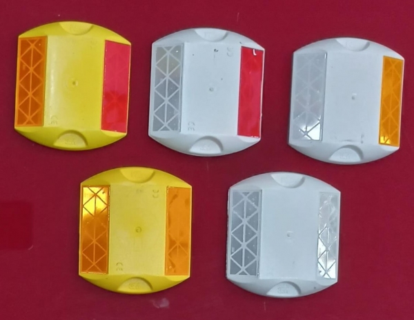 Tacha reflectiva vial marca 3M modelo 290 (incluye pegamento bituminoso ...